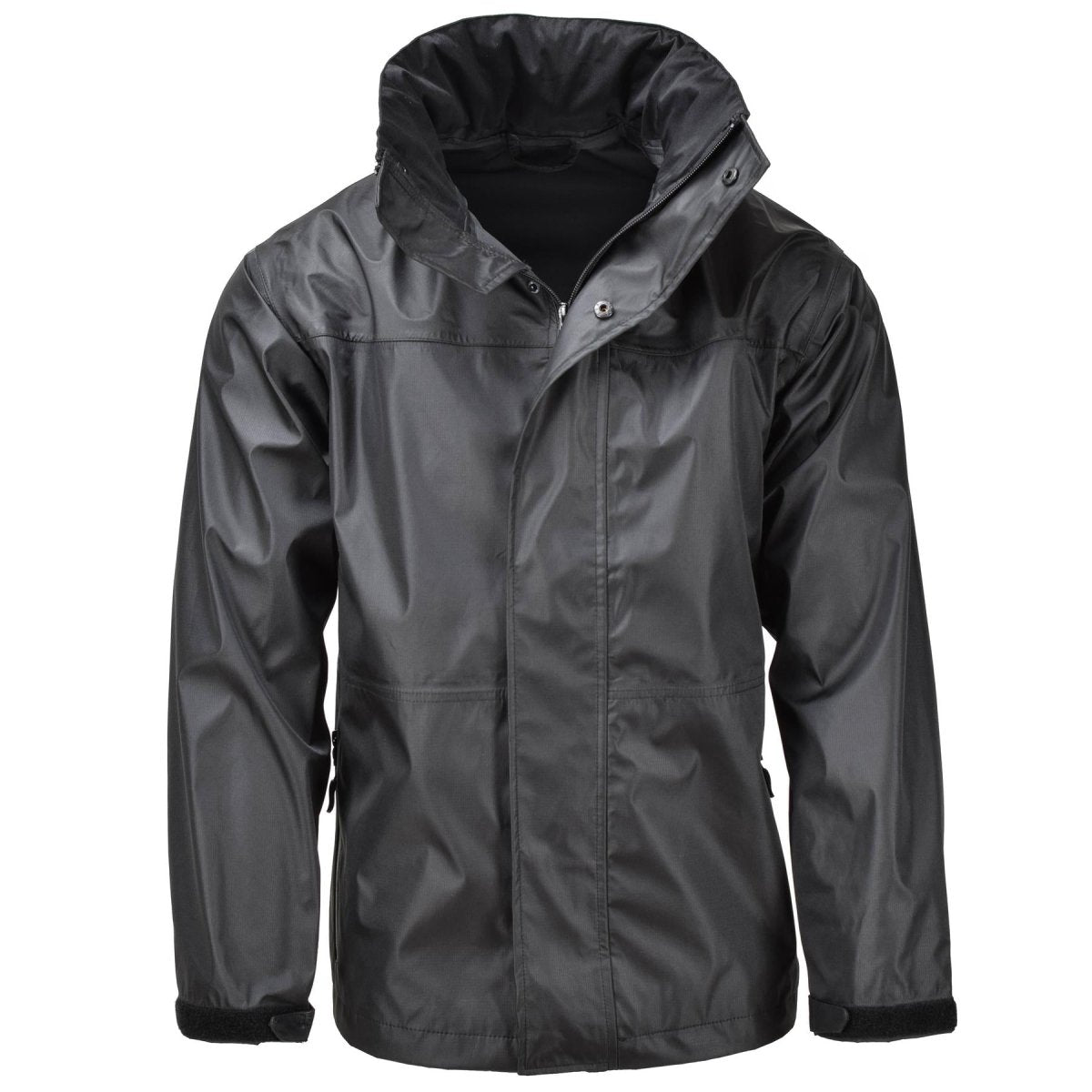 Veste de pluie noire Mil-Tec Brand imperméable pour homme Vêtements de ...